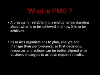 Performance management system at mahindra and mahindra Limited | PPTX