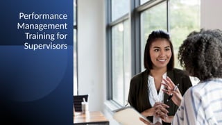 Performance-Management-Training-for-Supervisor | PPTX