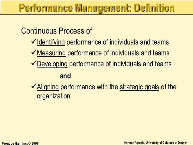 Performance Management