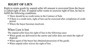 SALE OF GOODS ACT, 1930 | PPTX
