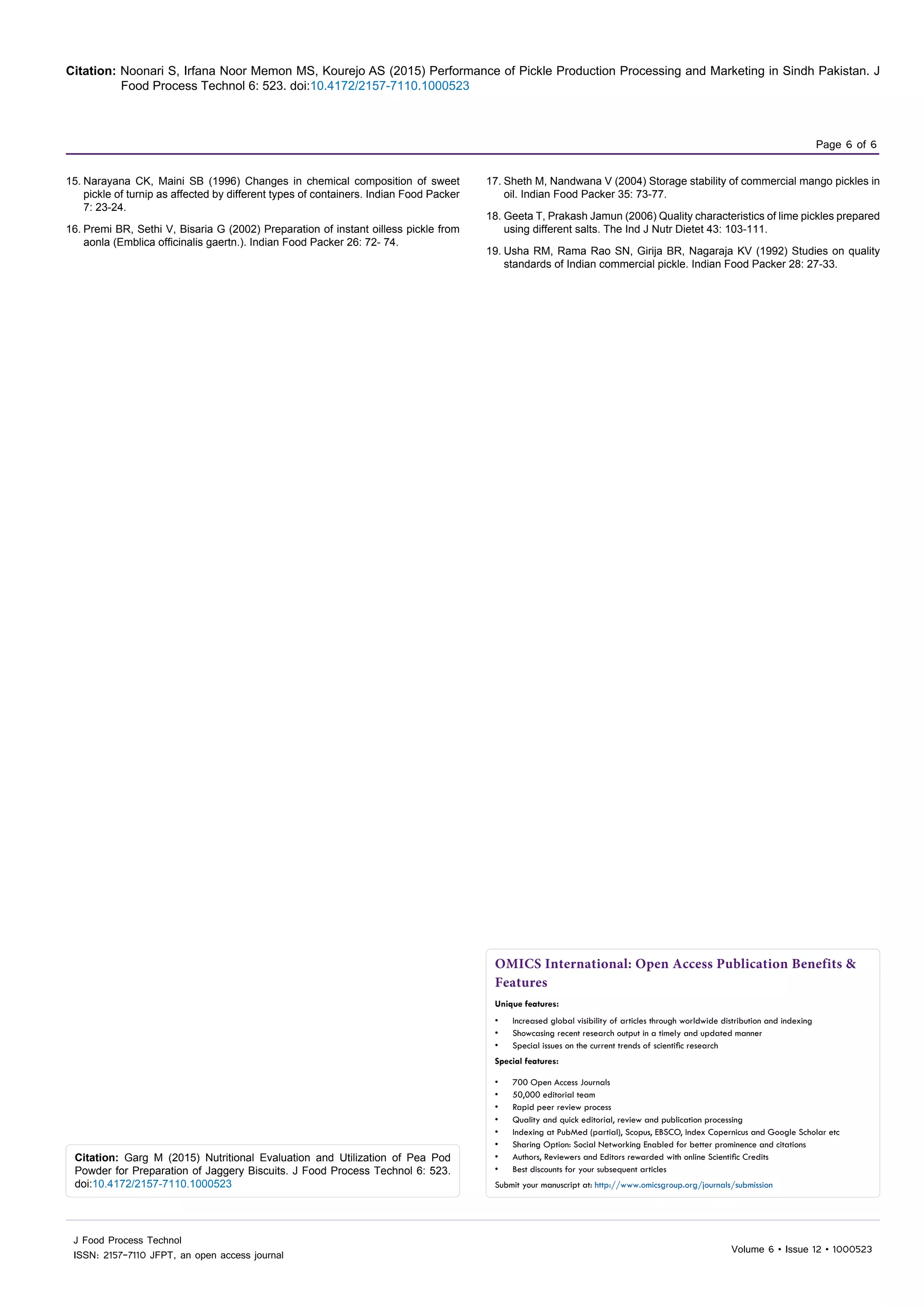 Nutritional Evaluation and Utilization of Pea Pod Powder for ...