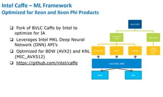 Performance Optimization of Deep Learning Frameworks Caffe* and Tensorflow* for Xeon Phi Cluster ...