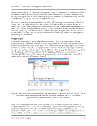 Performance Optimization: Incorporating Database and Code Optimzitation Into The IT Lifecycle | PDF