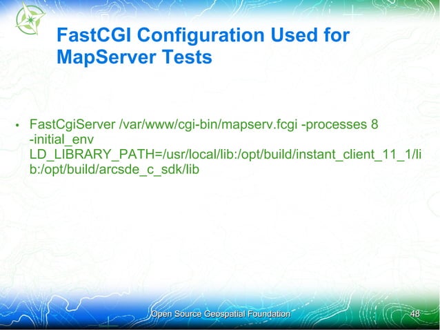 Teste de performance de WMS entre GeoServer e Mapserver | PDF