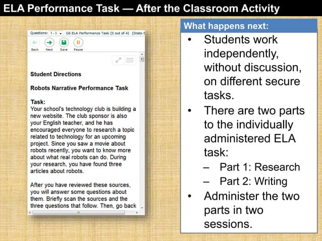 SBAC Performance Task Overview