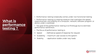 In-Depth Performance Testing Guide for IT Professionals | PDF