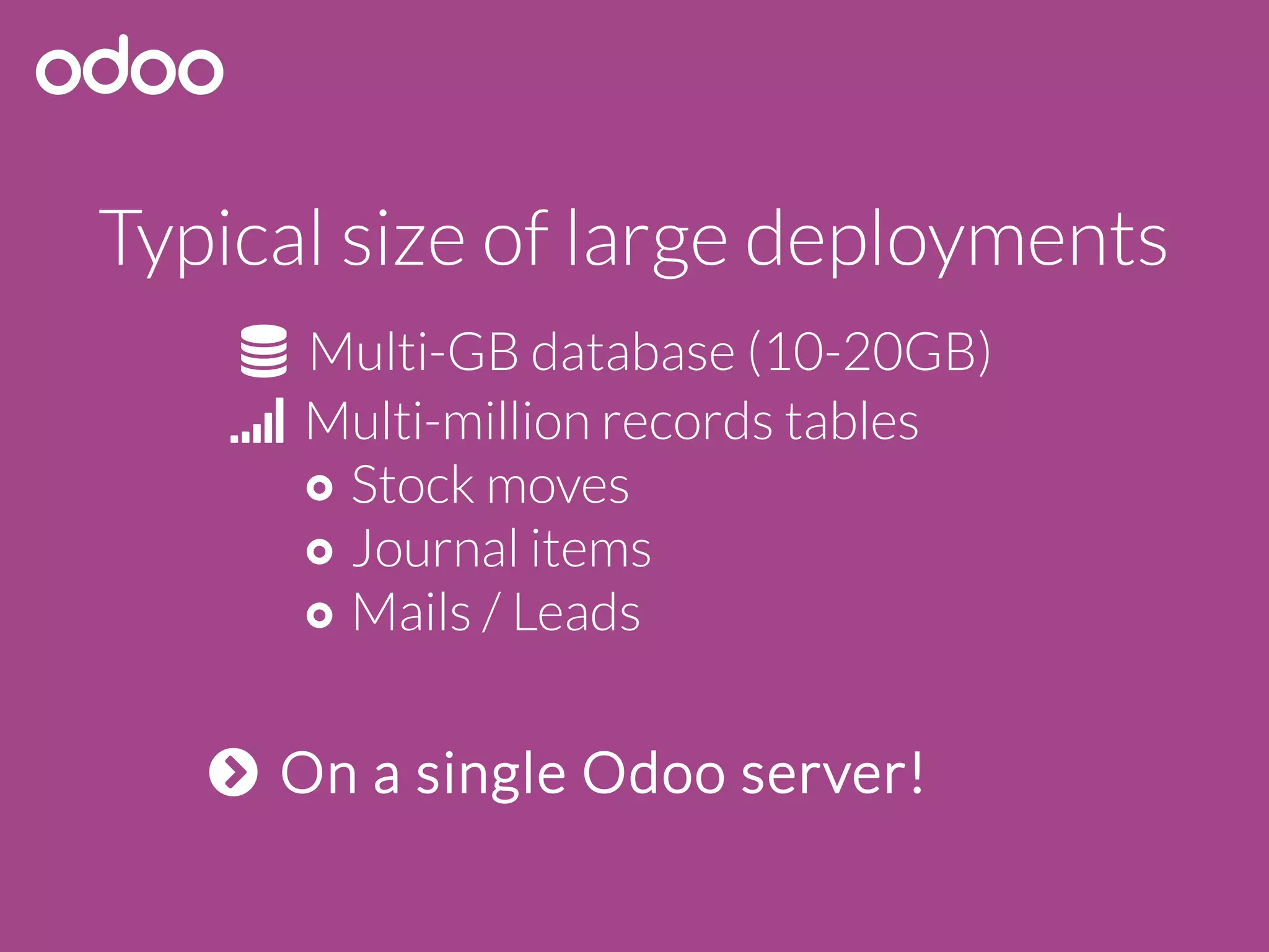 Improving the performance of Odoo deployments | PDF