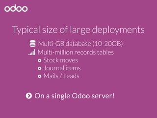 Improving the performance of Odoo deployments | PDF