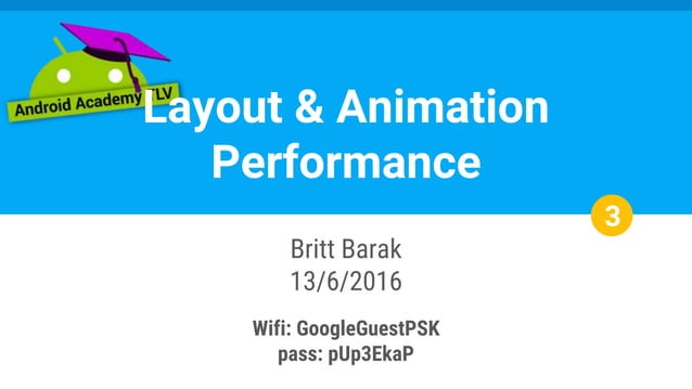 Performance #3 layout&animation | PPT