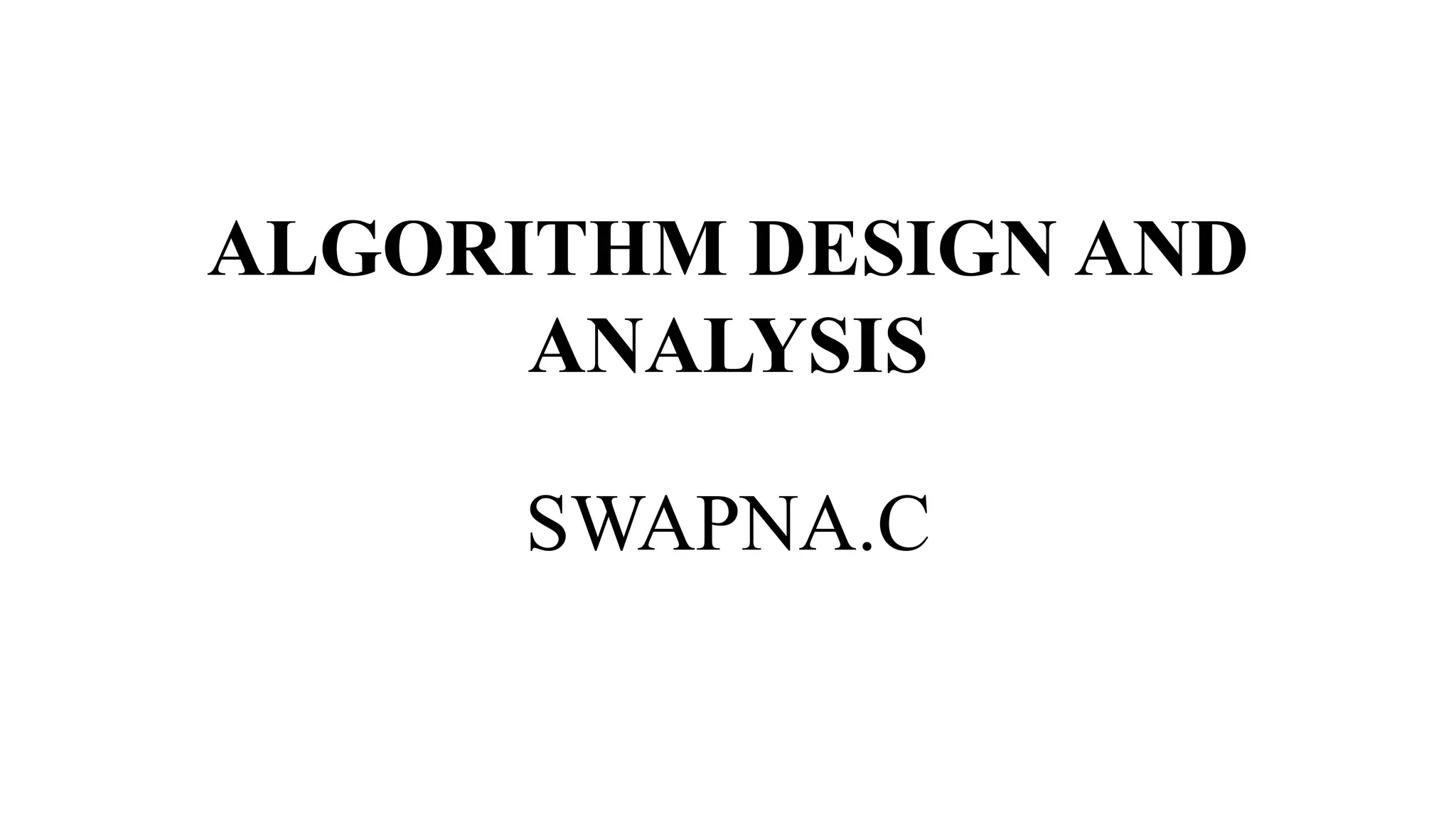 Performance analysis(Time & Space Complexity) | PPT Performance analysis(Time & Space Complexity) | PPT