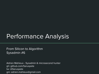 System Performance Analysis | PPT