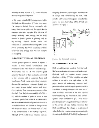 Performance analysis and simulation of solar pv wind hybrid energy system with dvr using ...
