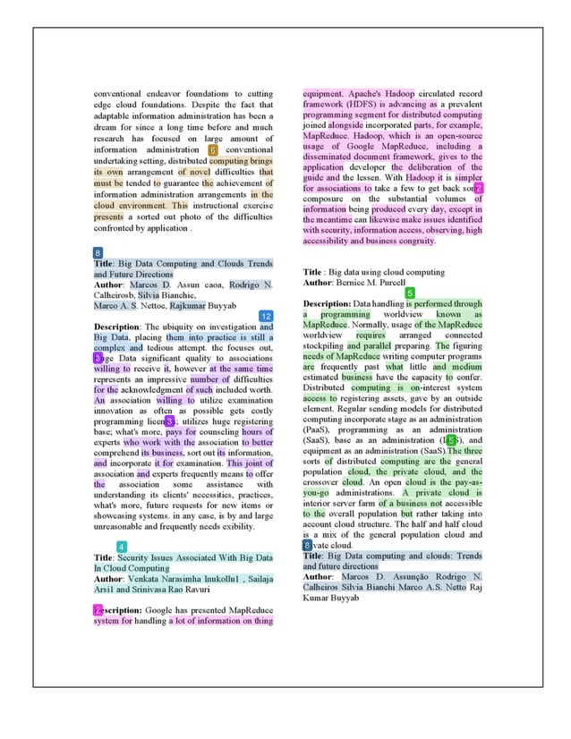 Performance analysis model for big data applications in cloud computing ... Performance analysis model for big data applications in cloud computing ...