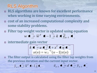 Performance analysis of adaptive noise canceller for an ecg signal | PPSX