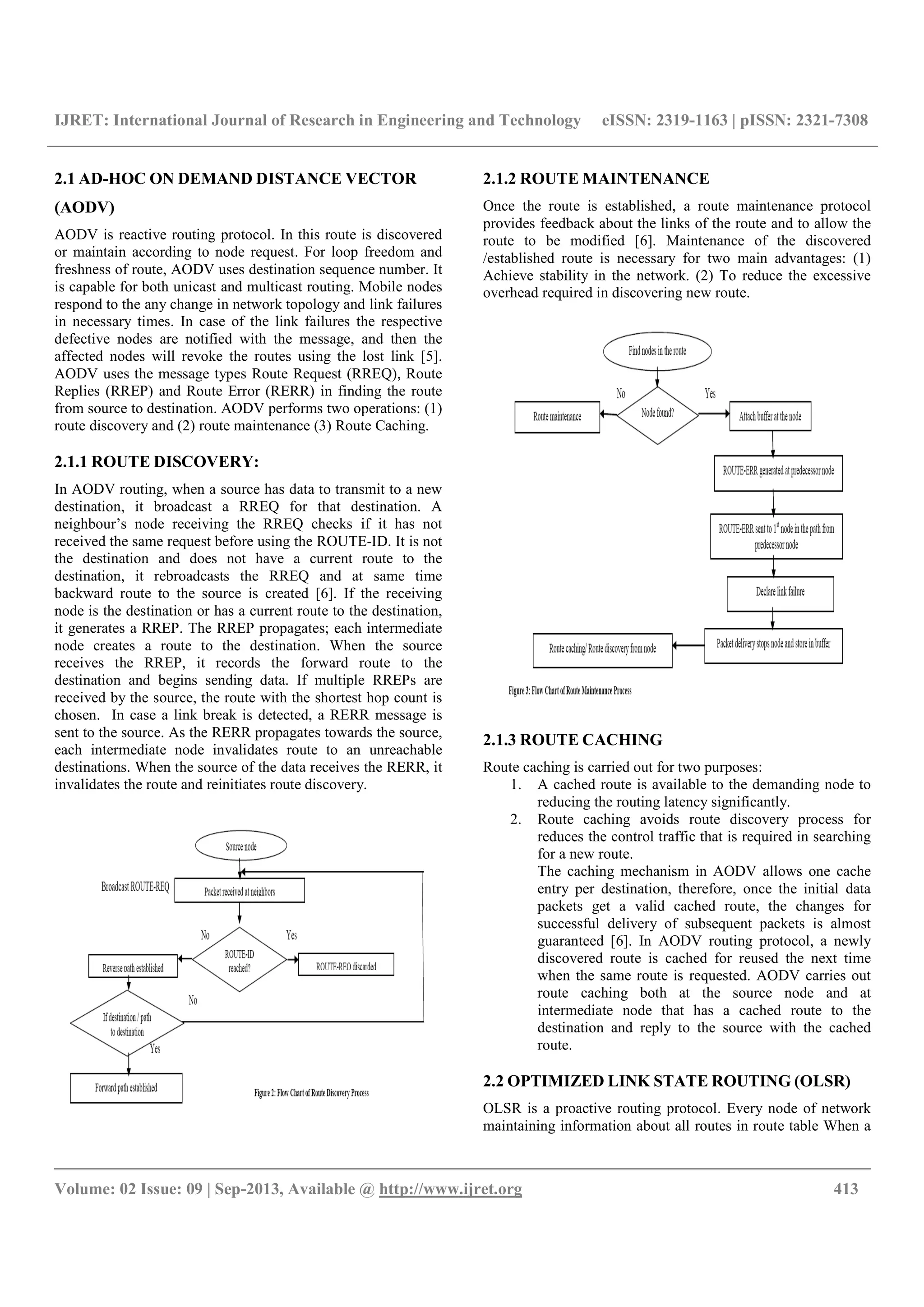 Performance Analysis Of Aodv Olsr Grp And Dsr Routing Pdf