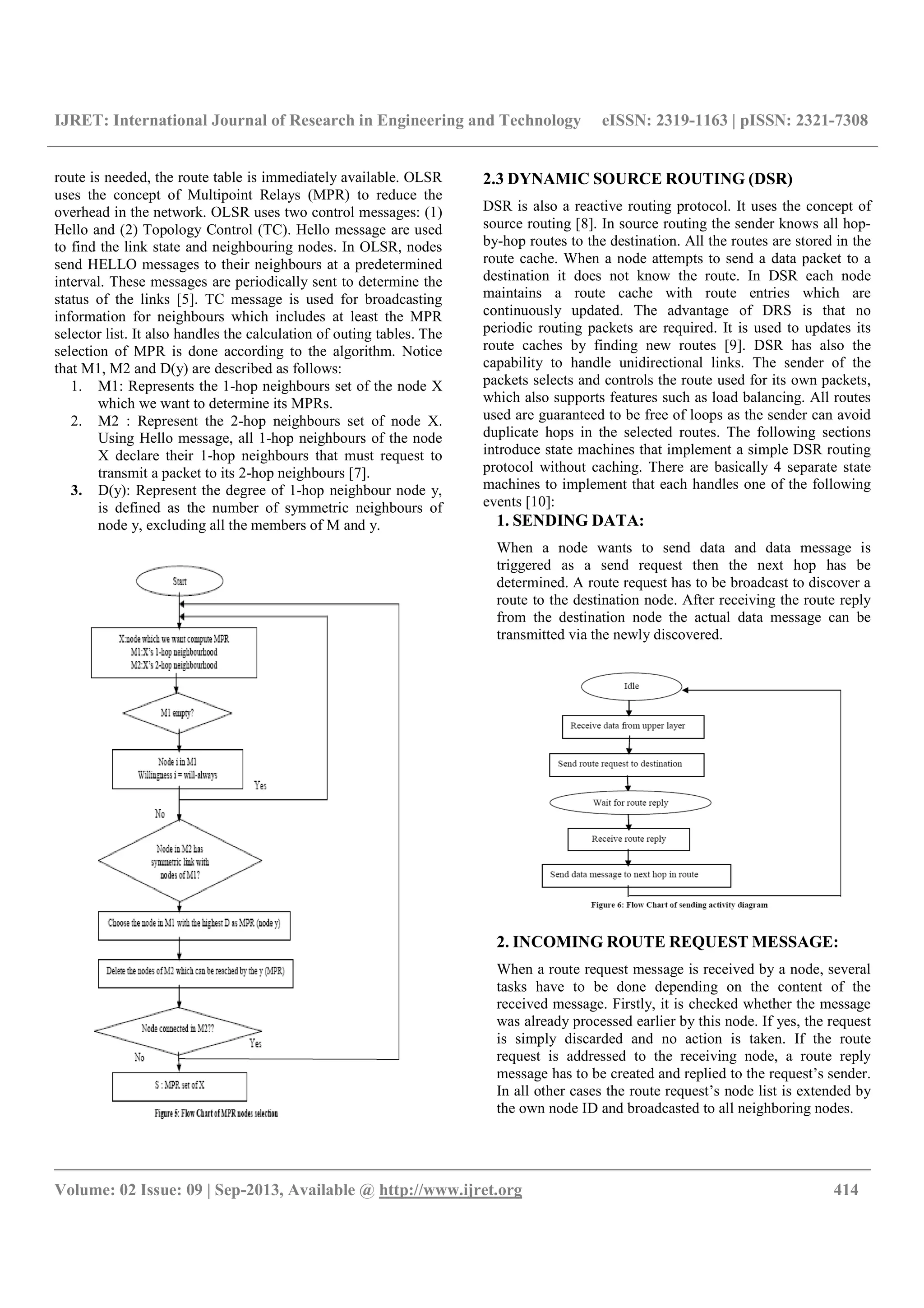 Performance Analysis Of Aodv Olsr Grp And Dsr Routing Pdf