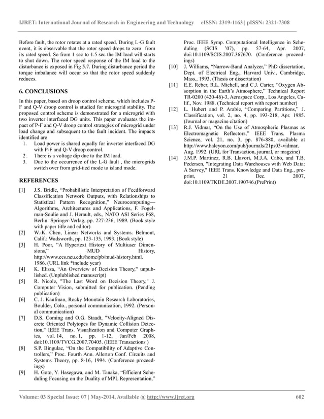 Performance Analysis Of Autonomous Microgrid Pdf