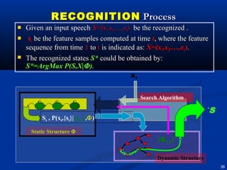 Performance analysis of bangla speech recognizer model using hmm | PPT