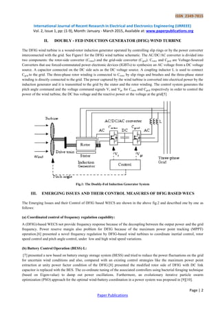 Performance Analysis of DFIG Wind Turbine | PDF