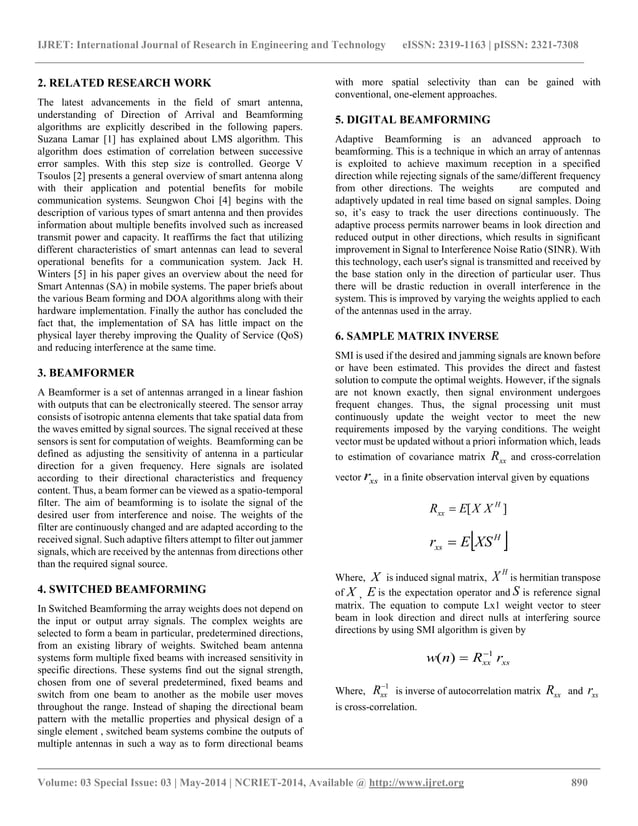 Performance Analysis Of Digital Beamforming Algorithms Pdf