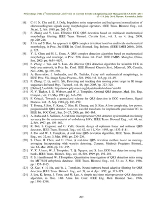 Performance analysis of ecg qrs complex detection using morphological operators | PDF