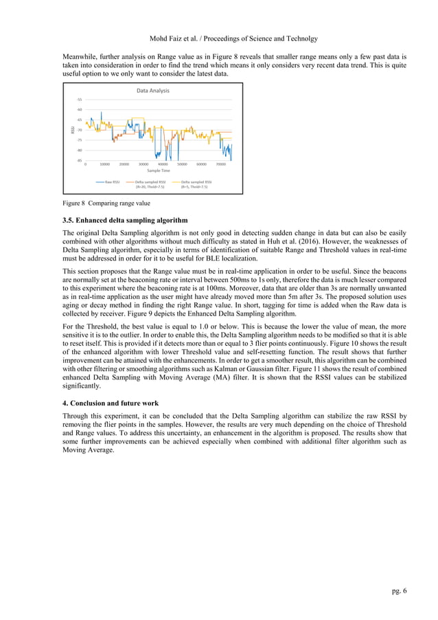 Performance analysis of enhanced delta sampling algorithm for ble indoor localization | PDF