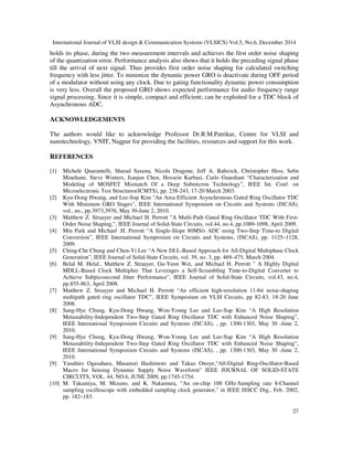 Performance analysis of gated ring oscillator designed for audio frequency range asynchronous ...