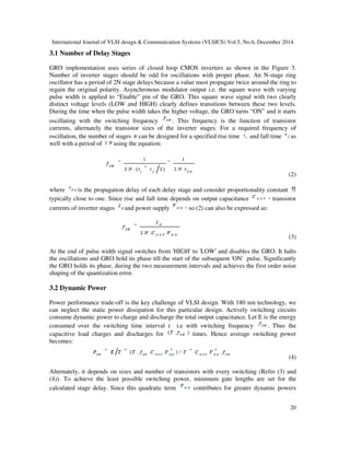 Performance analysis of gated ring oscillator designed for audio frequency range asynchronous ...
