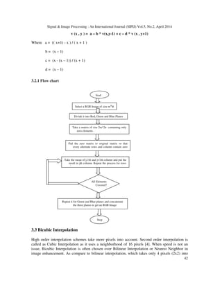 Performance analysis of high resolution images using interpolation ...