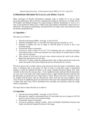 Performance analysis of high resolution images using interpolation ...