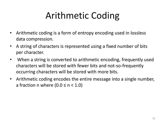 Huffman and Arithmetic coding - Performance analysis | PDF | Programming Languages | Computing