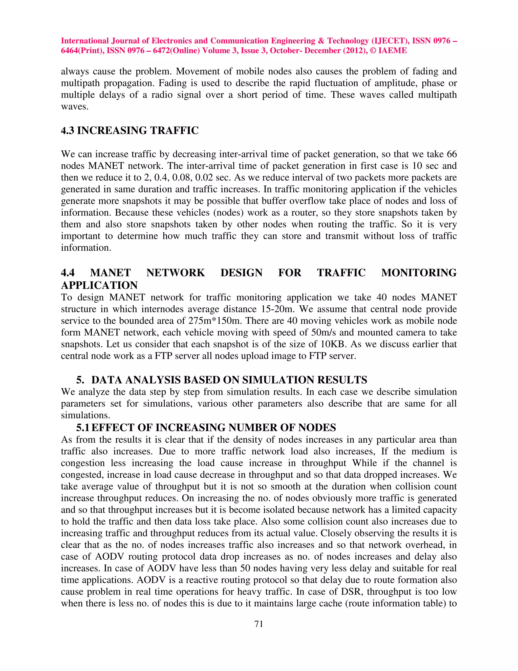 Performance Analysis Of Mobile Ad Hoc Network Pdf