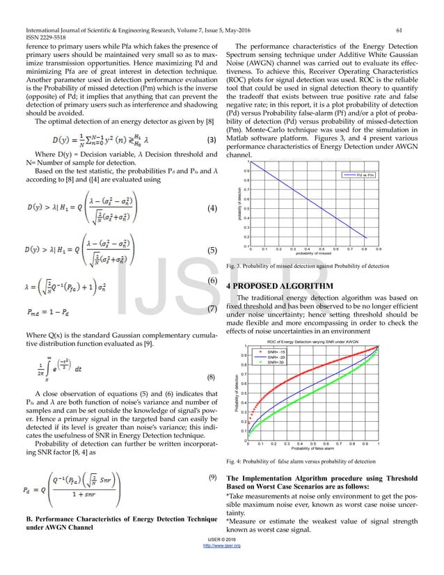 Performance Analysis of Noise Uncertainty in Energy Detection Spectrum Sensing Technique using ...