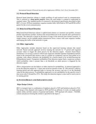 Performance analysis of transport layer basedhybrid covert channel detection engine | PDF