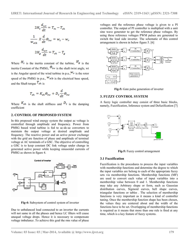 Performance analysis of various parameters by comparison of conventional pitch angle controller ...