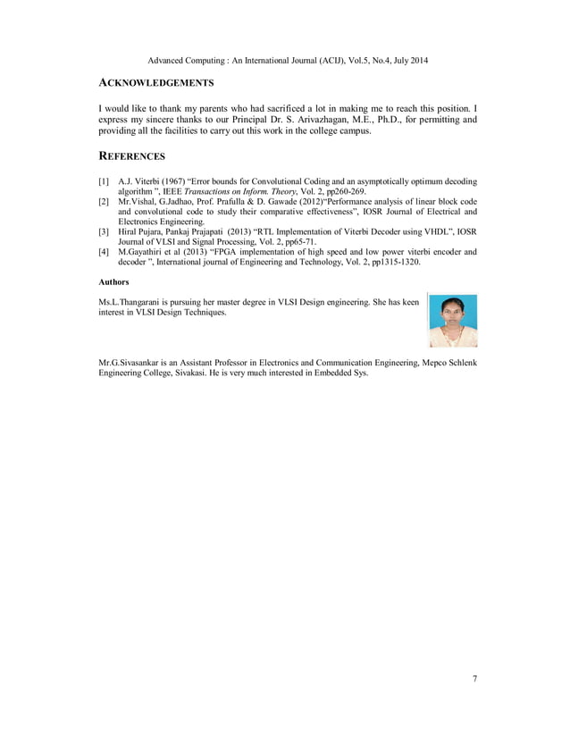 Performance Analysis Of Viterbi Decoder For Wireless Applications Pdf