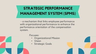 SPMS LECTURE :PERFORMANCE AND EVALUATION | PPTX