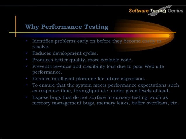 Performance and load testing | PPT | Web Development | Internet