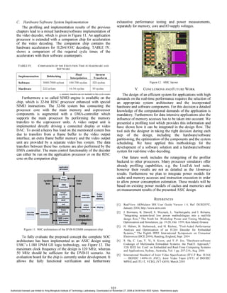 Performance and memory profiling for embedded system design | PDF