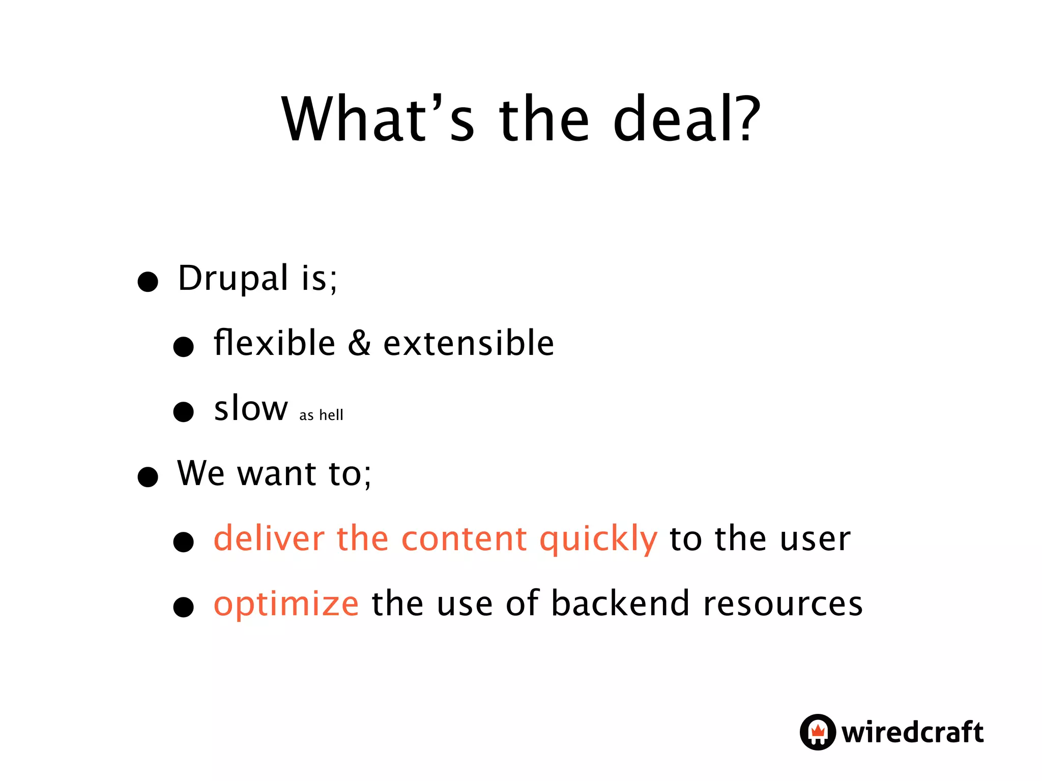 Performance and scalability with drupal | PPT