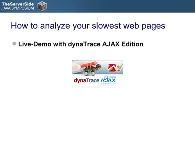 Performance anti patterns in ajax applications | PPT
