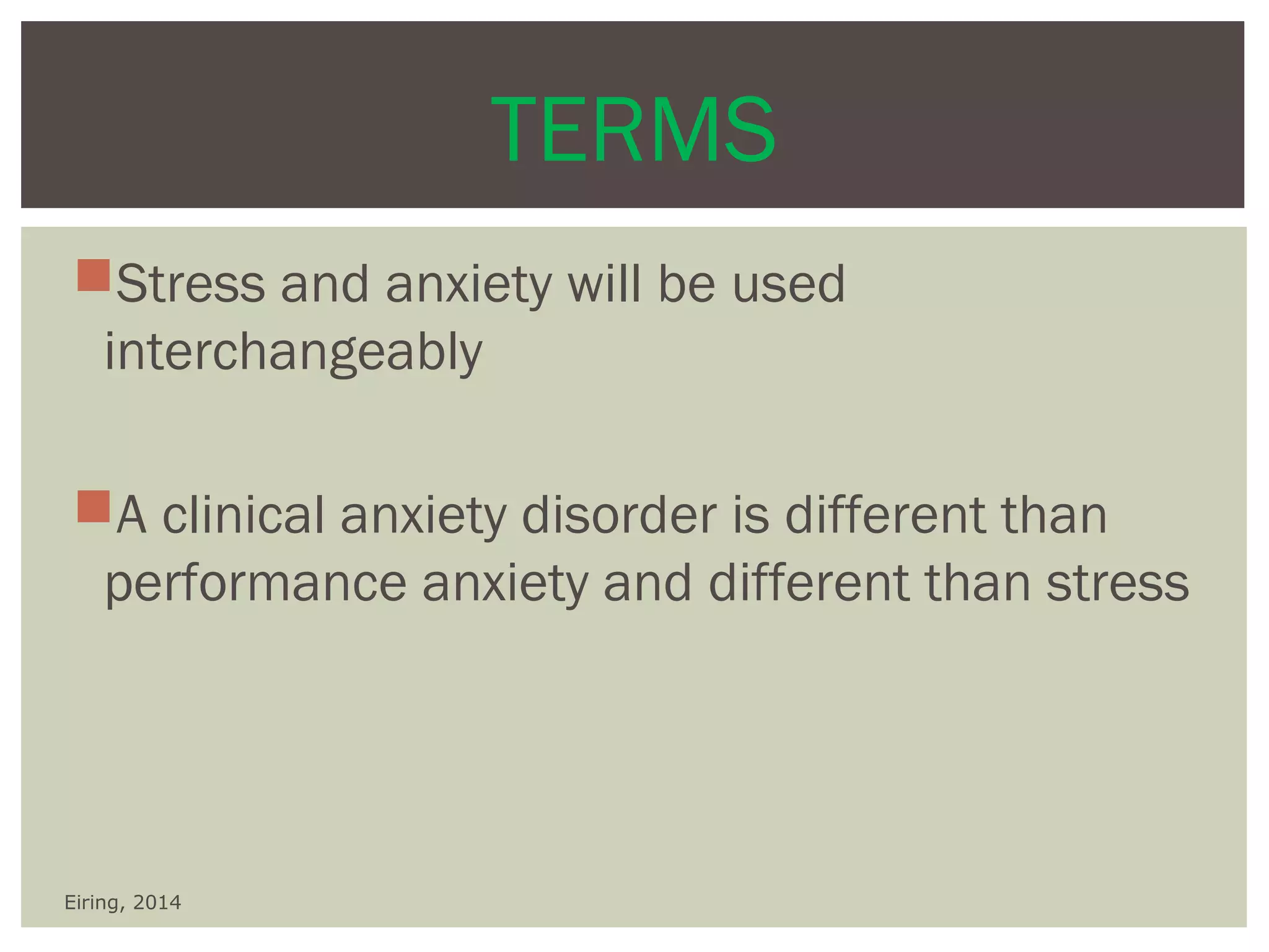Performance anxiety 1 | PPT