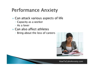 Performance Anxiety | PDF | Medical Health