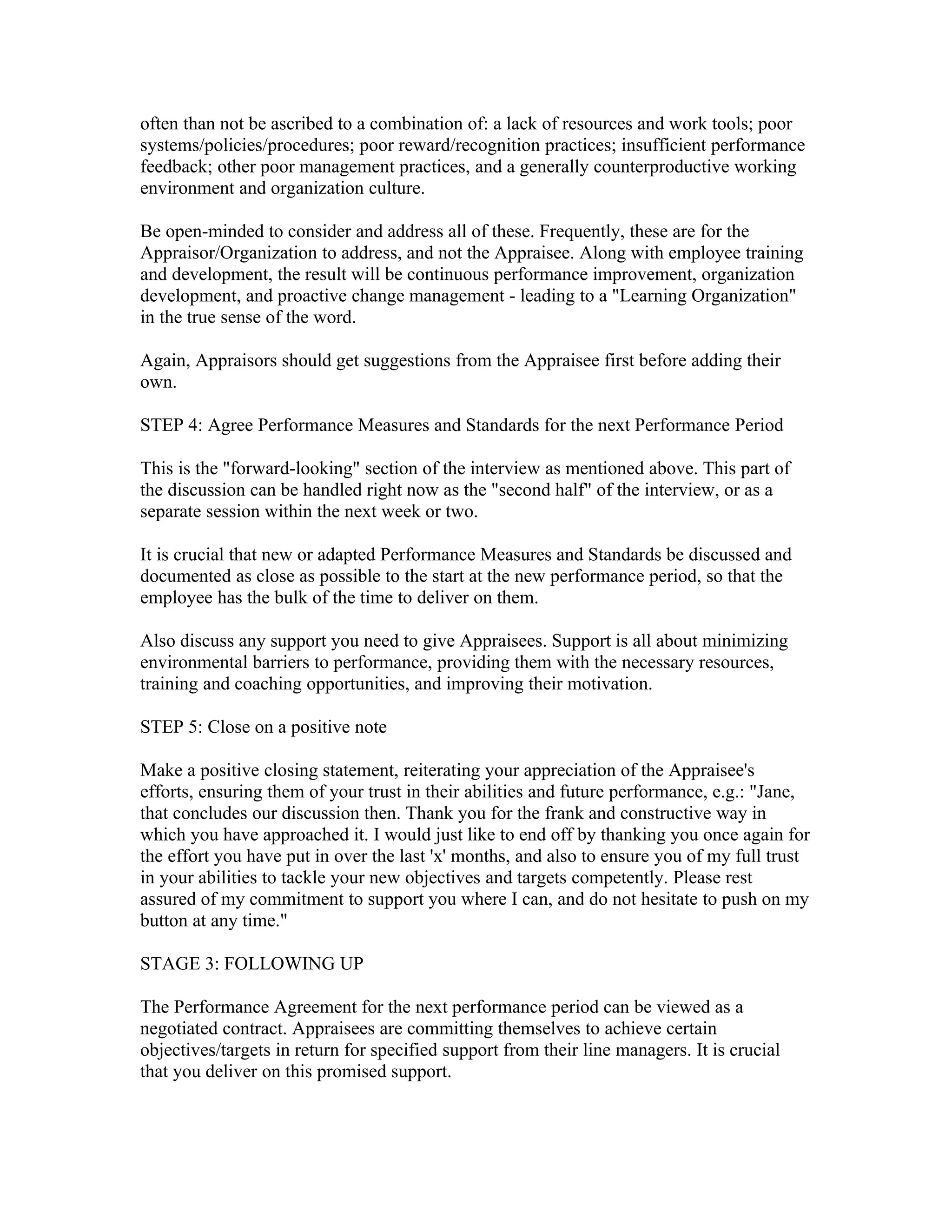 Performance appraisal | DOC