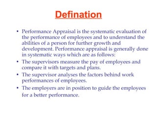 performance appraisal | PPT