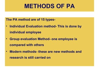 Performance appraisal | PPT