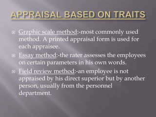 Performance appraisal | PPTX