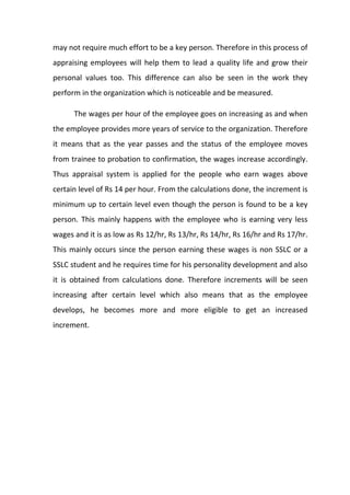 Performance appraisal | DOCX