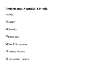 Performance appraisal | PPT