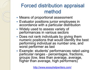 Performance appraisal | PPTX